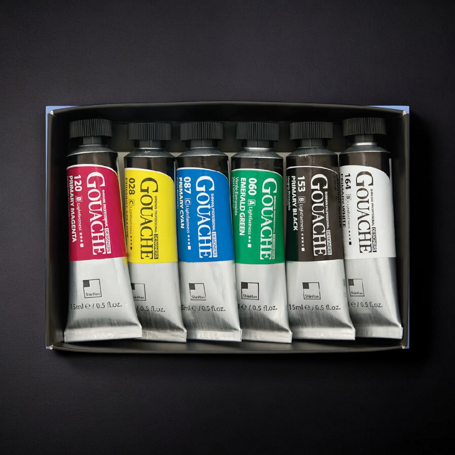 ShinHan Professional Designers Gouache Set of 6 – Queenstown Art Supplies